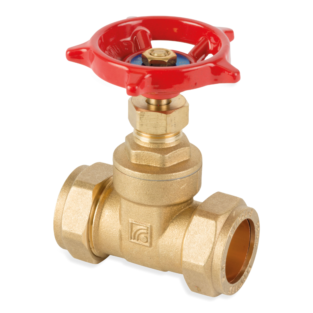 Brass Compression Gate Valve - Premium Plumbing Fitting | Vidaflow