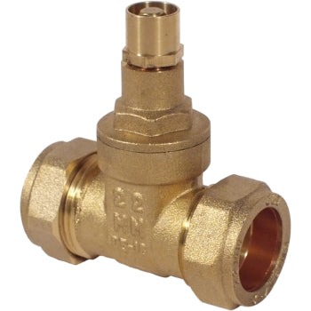 Compression Lockshield Gate Valve - Premium Plumbing Fitting | Vidaflow Ltd